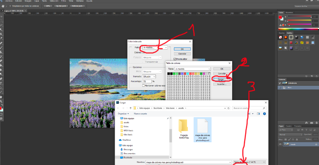 Screen 5 y los bitmaps en basic – MSX